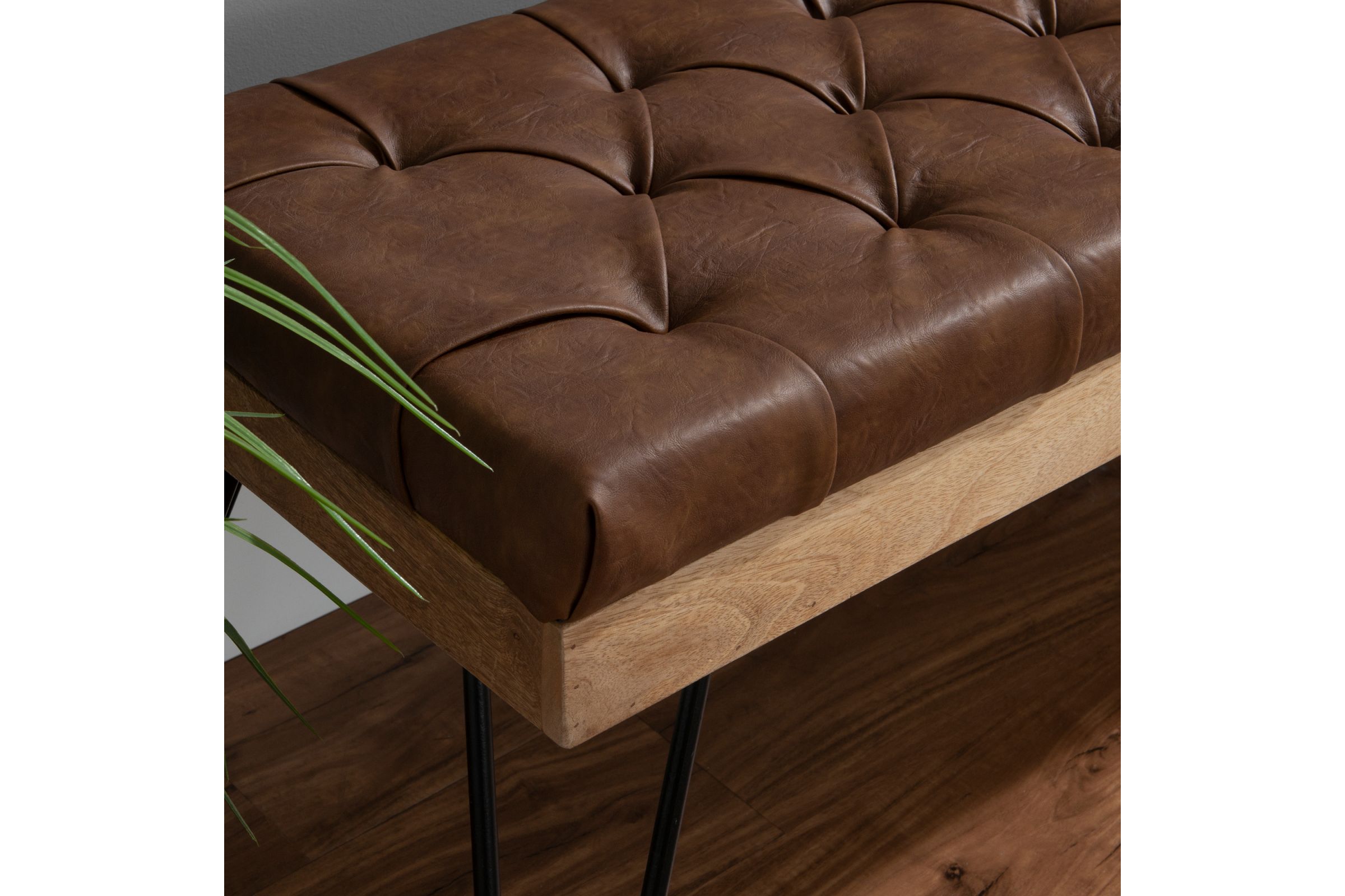 Bexley Brown Bench at Gardner-White