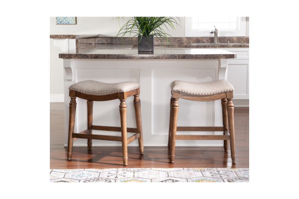 Lockhart Brown Big & Tall Counter Stool at Gardner-White