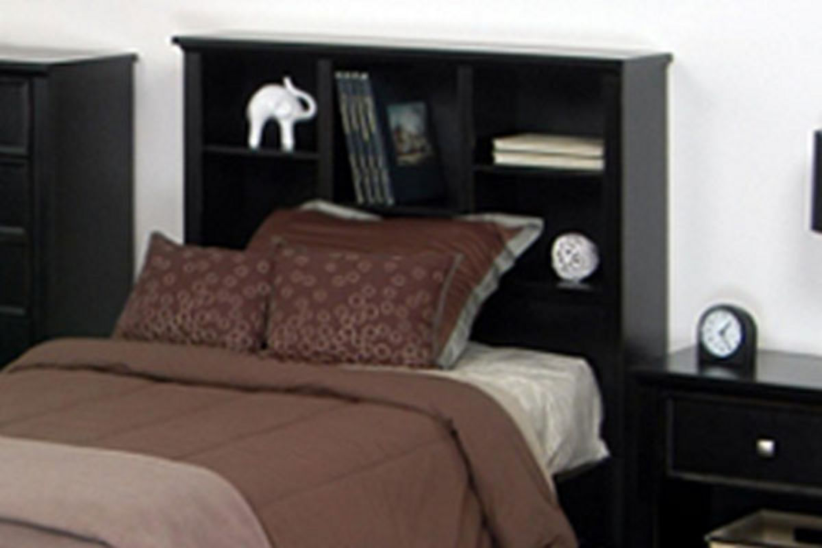 Kenny Full Size Bed with Library Headboard at Gardner-White