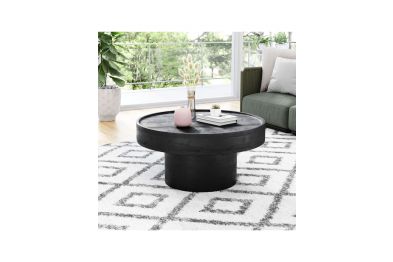 Watson Coffee Table Matte Black at Gardner-White