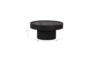 Watson Coffee Table Matte Black at Gardner-White