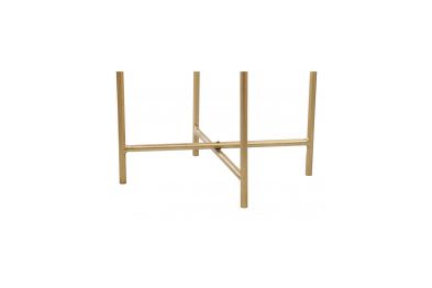 David Side Table Gray & Gold at Gardner-White