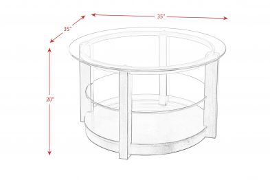 Elsa Coffee Table at Gardner White