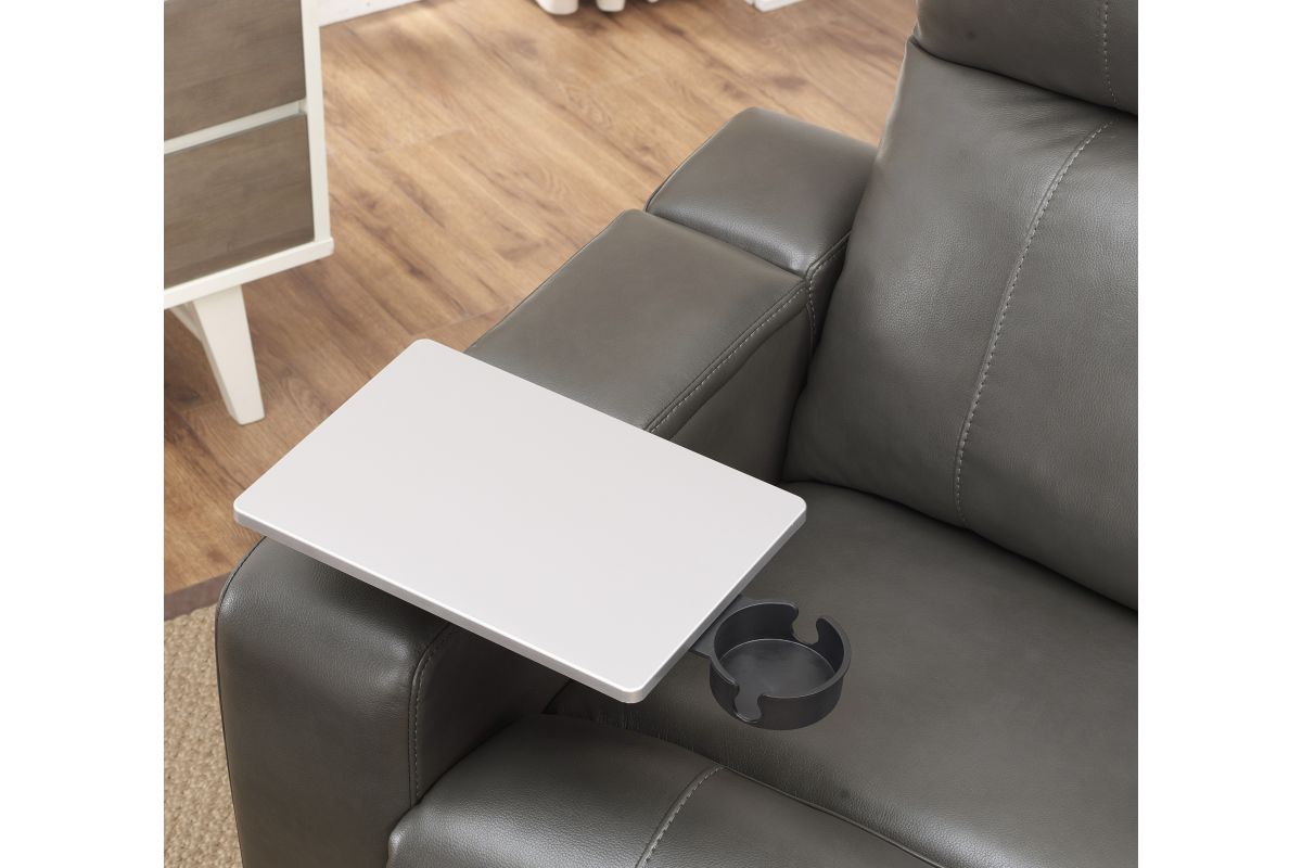 Larson Power Heated Recliner in Gray at Gardner-White