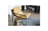 Connor Club Chair Sunbaked Tan Leather at Gardner-White