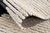 Amanda Black & Ivory 5'x7' Modern Area Rug at Gardner-White