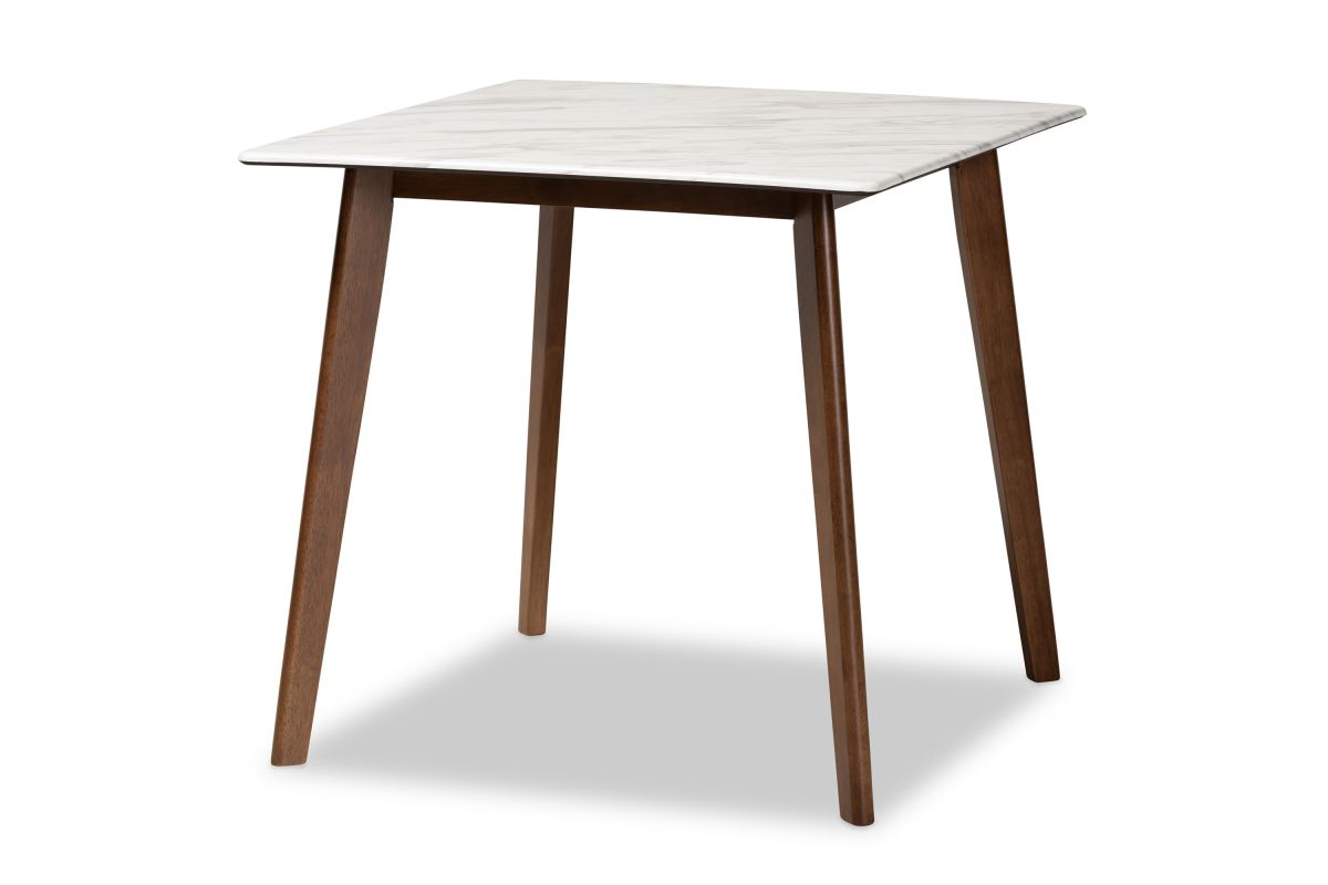 Reba 5-Piece Dining Set with Faux Marble Dining Table at Gardner-White