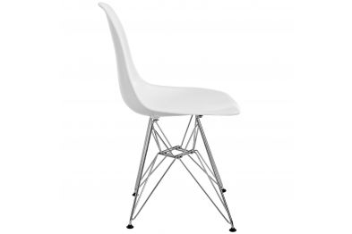 Paris Dining Side Chair in White at Gardner-White