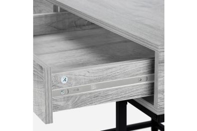 Grey Computer Desk at Gardner-White