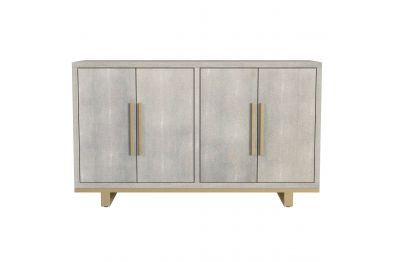 Four Door Shagreen Sideboard in Grey Wash at Gardner-White
