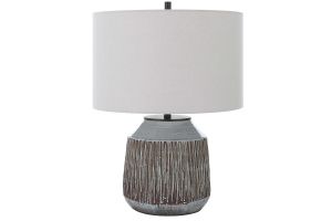 Neolithic Blue-Gray Table Lamp at Gardner-White