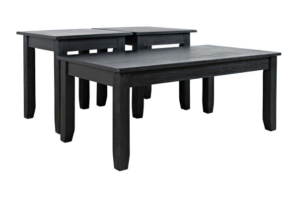 Eros Black 3-Pack Occasional Tables at Gardner White