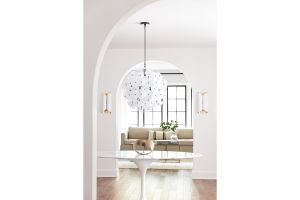 Poppy Small White Chandelier by Regina Andrew at Gardner-White