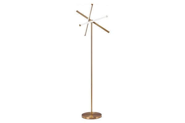 Garza Brass Floor Lamp at Gardner-White
