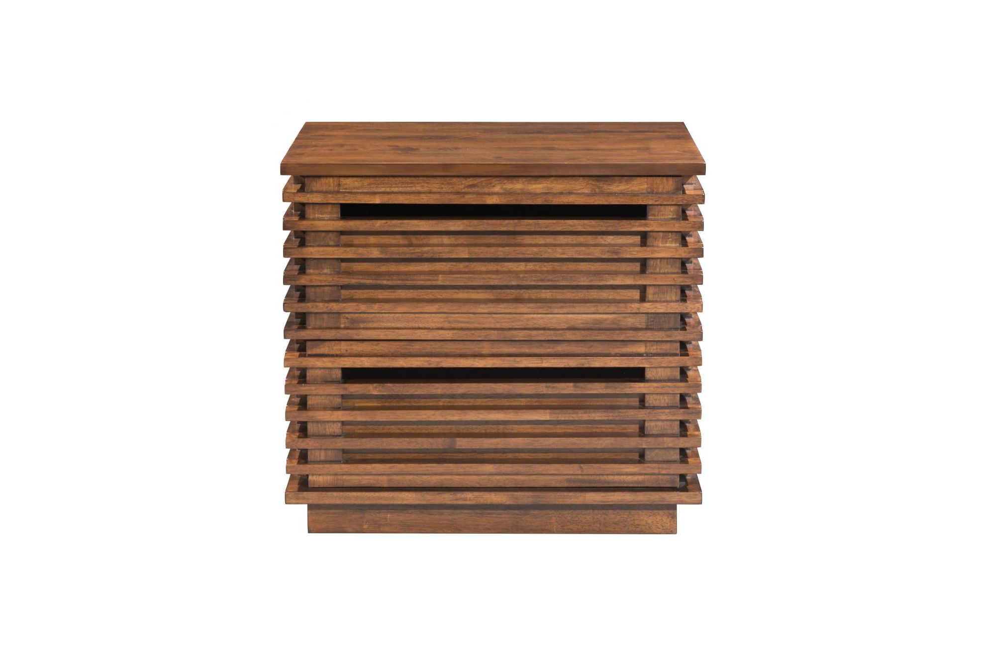 Linea End Table Walnut at Gardner-White
