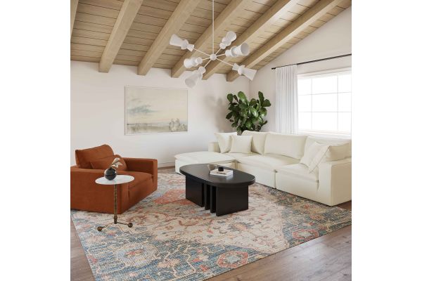 Cali Rust Arm Chair at Gardner-White