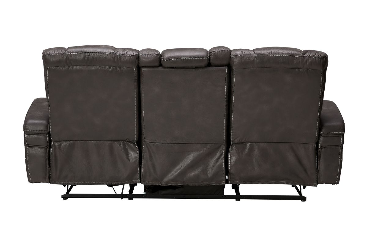 Vance Reclining Sofa with Drop Down Table at Gardner-White