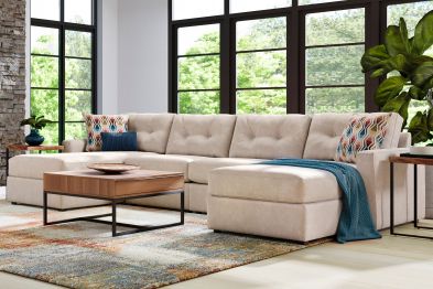 ModularOne Stone 4-Piece Sectional at Gardner White