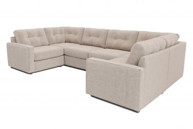 ModularOne Stone 6-Piece Sectional at Gardner White