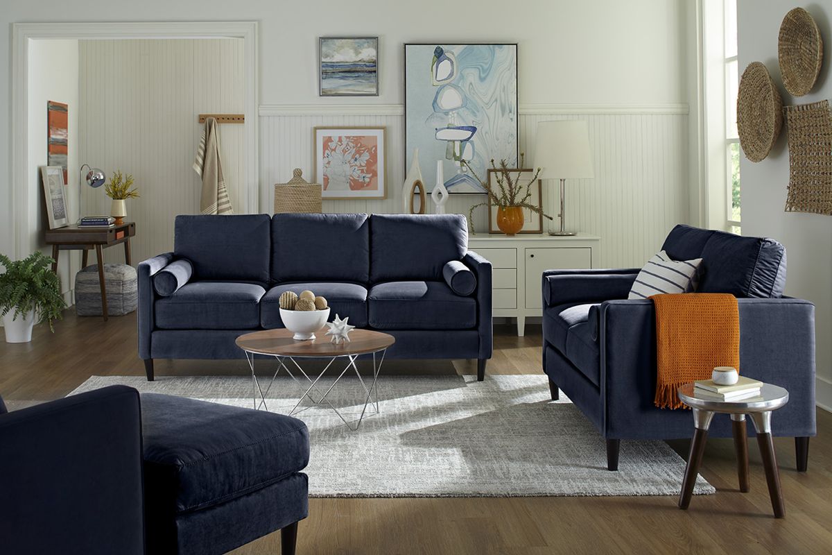 Bea Indigo Sofa at Gardner-White