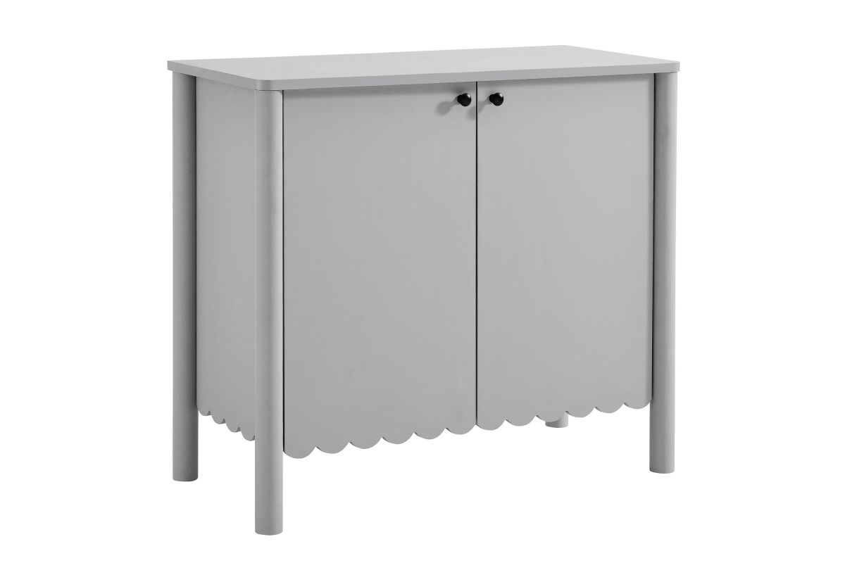 Emmeline 35" 2-Door Scalloped Sideboard Cabinet at Gardner-White