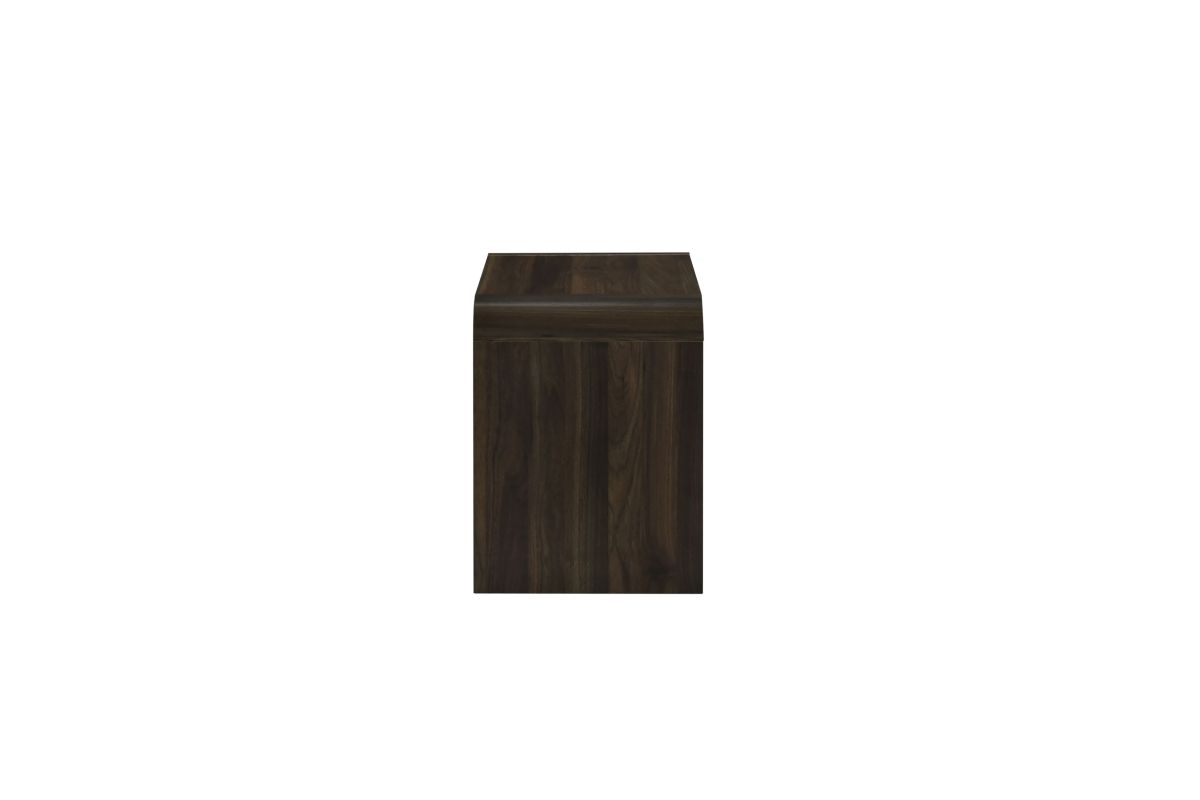 Mara 2 Piece One Drawer End Table / Bedside Table - Walnut
