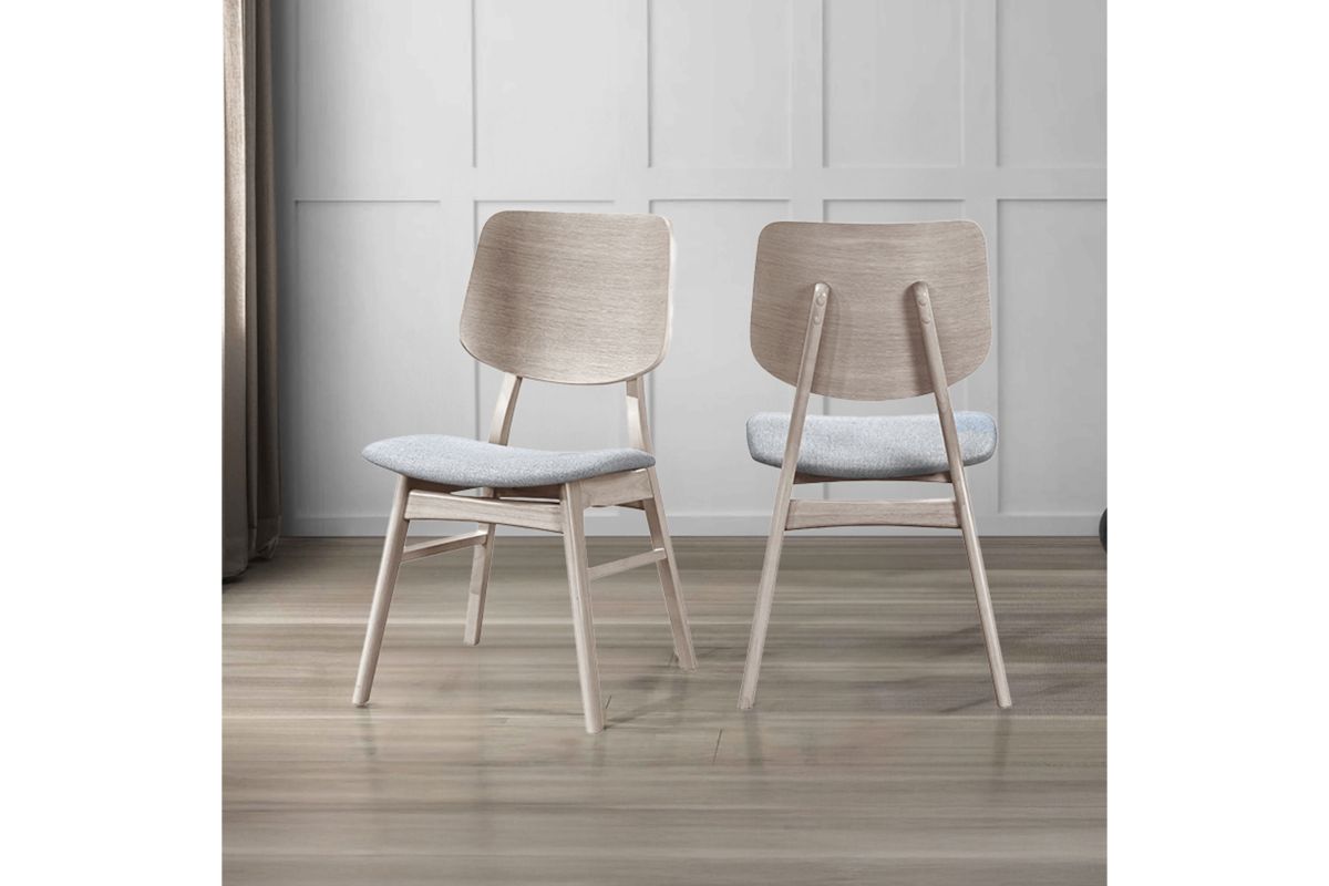 Oscar Wood Back Chair - White Ash at Gardner White