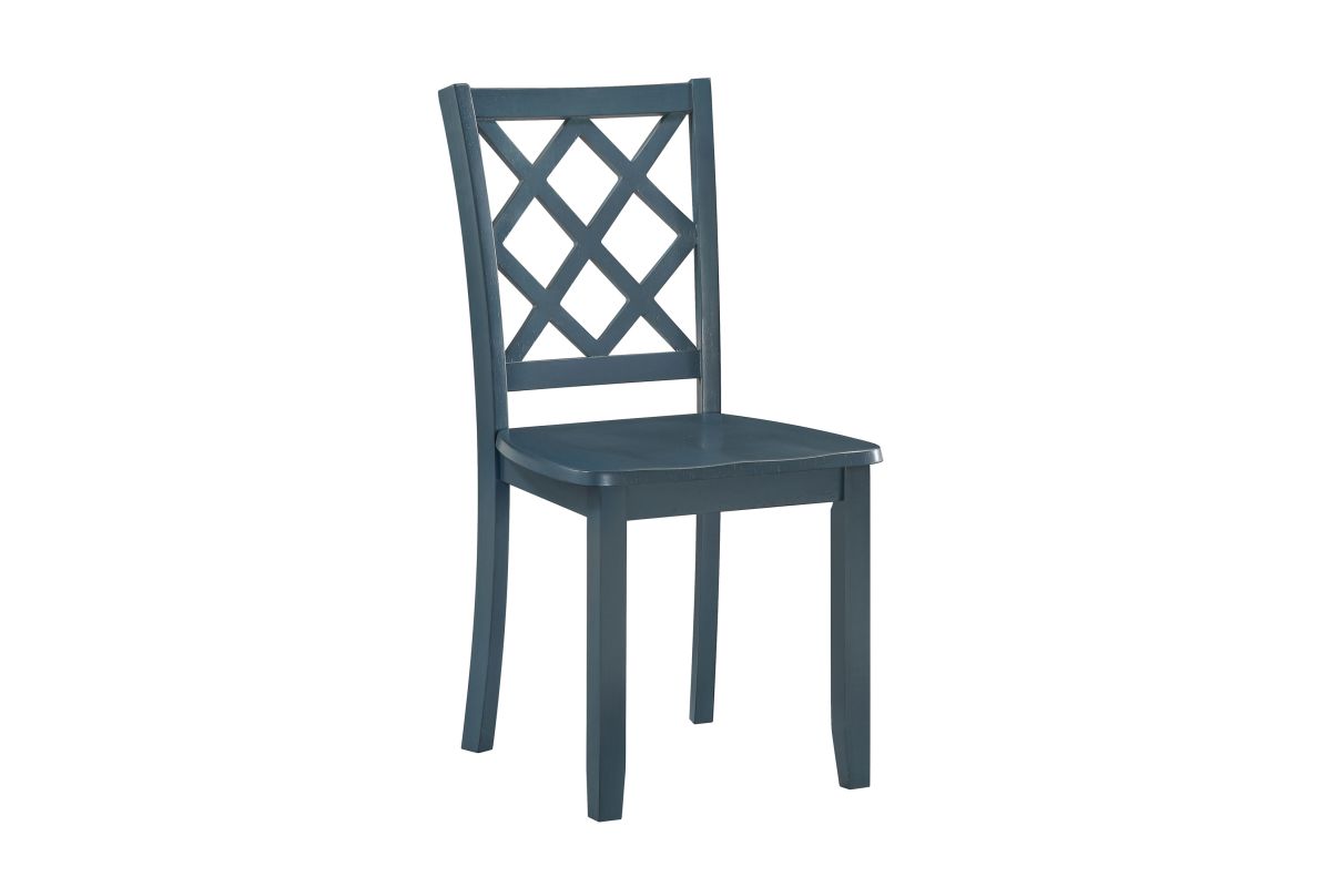 Trellis Dining Chair (Set of 2) - Blue at Gardner White