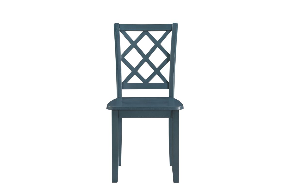 Trellis Dining Chair (Set of 2) - Blue at Gardner White
