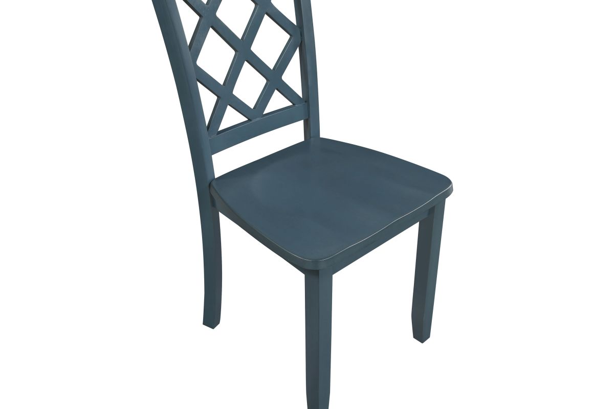 Trellis Dining Chair (Set of 2) - Blue at Gardner White