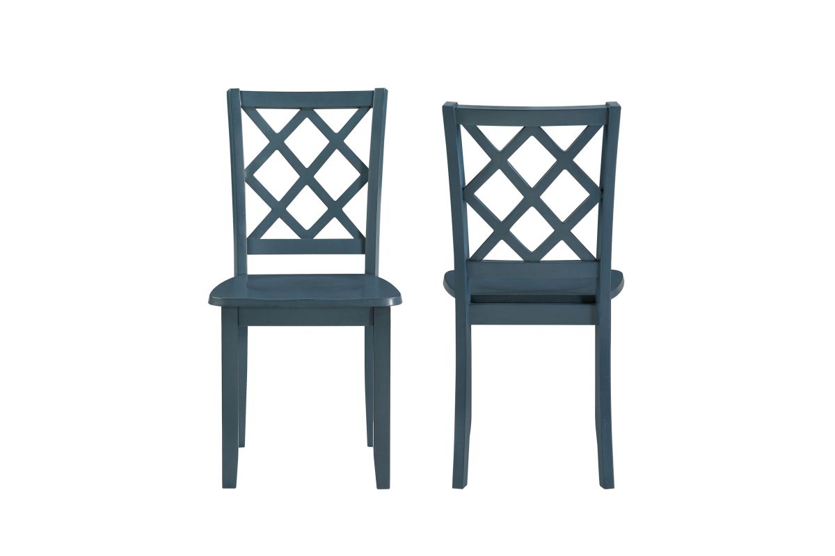 Trellis Dining Chair (Set of 2) - Blue at Gardner White