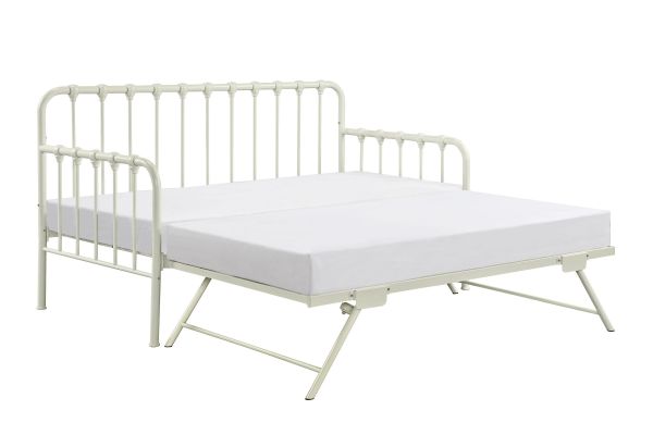 Constance Full Size Trundle Daybed - White at Gardner White