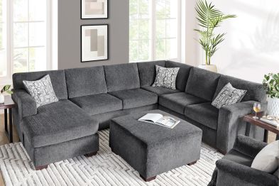 Presley Stone 2-Piece Sectional with Left Arm Facing Chaise