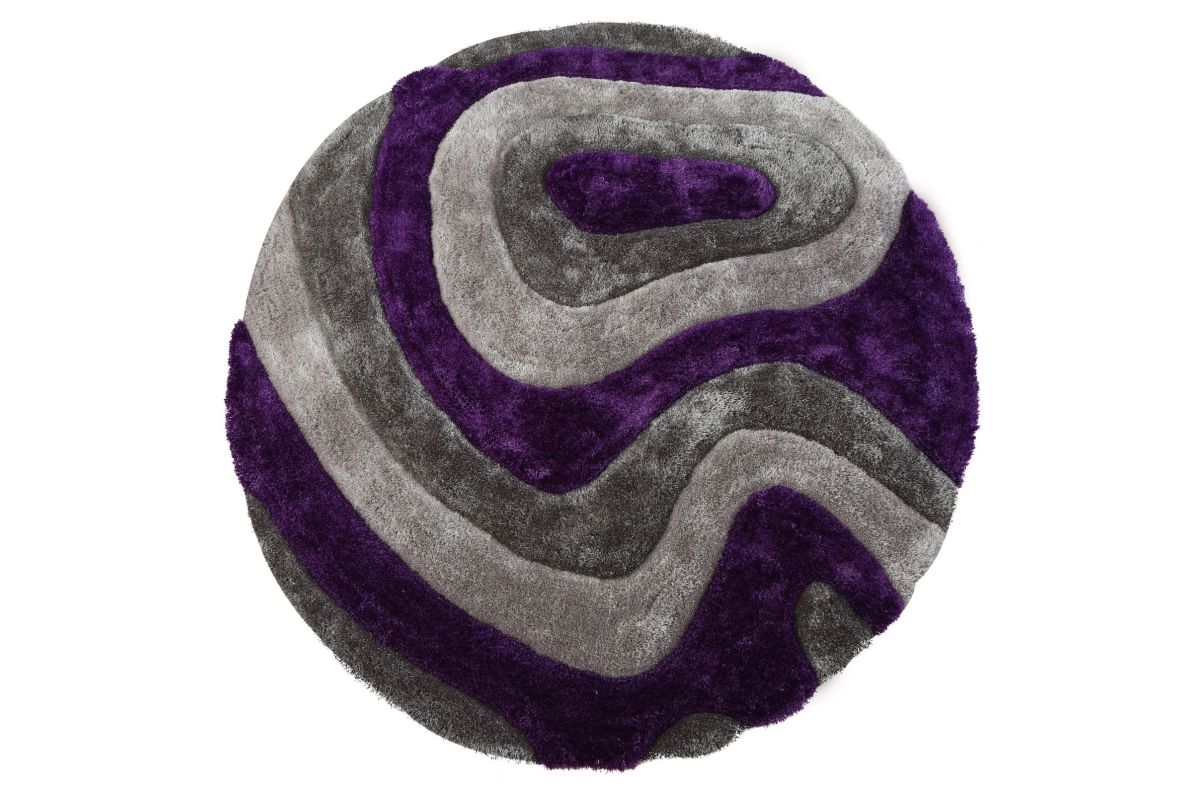 Mateos Shag 7' X 7' Round Rug at Gardner White