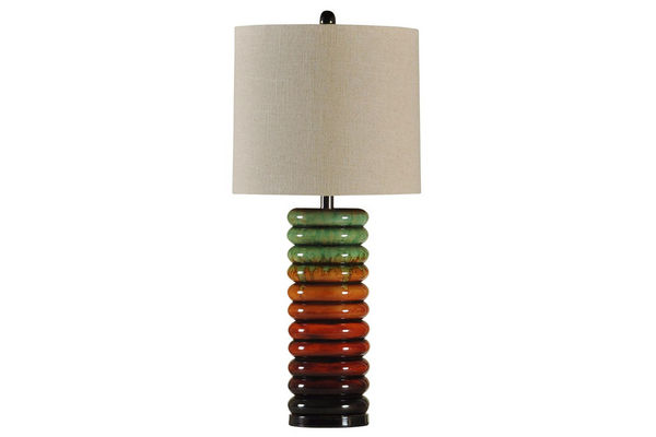 Multicolor Ceramic Table Lamp at Gardner-White