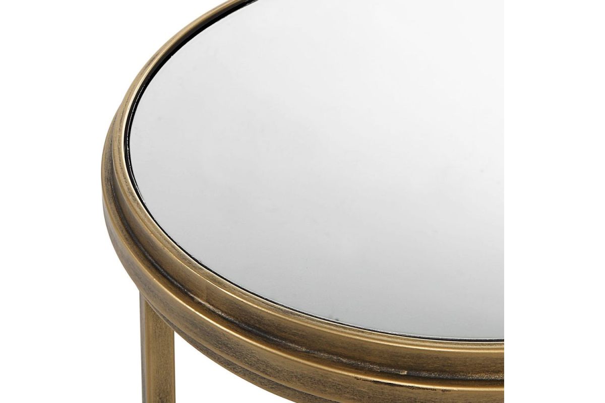 Uttermost W23011 - Gold Nesting Table, Set Of 2 at Gardner White