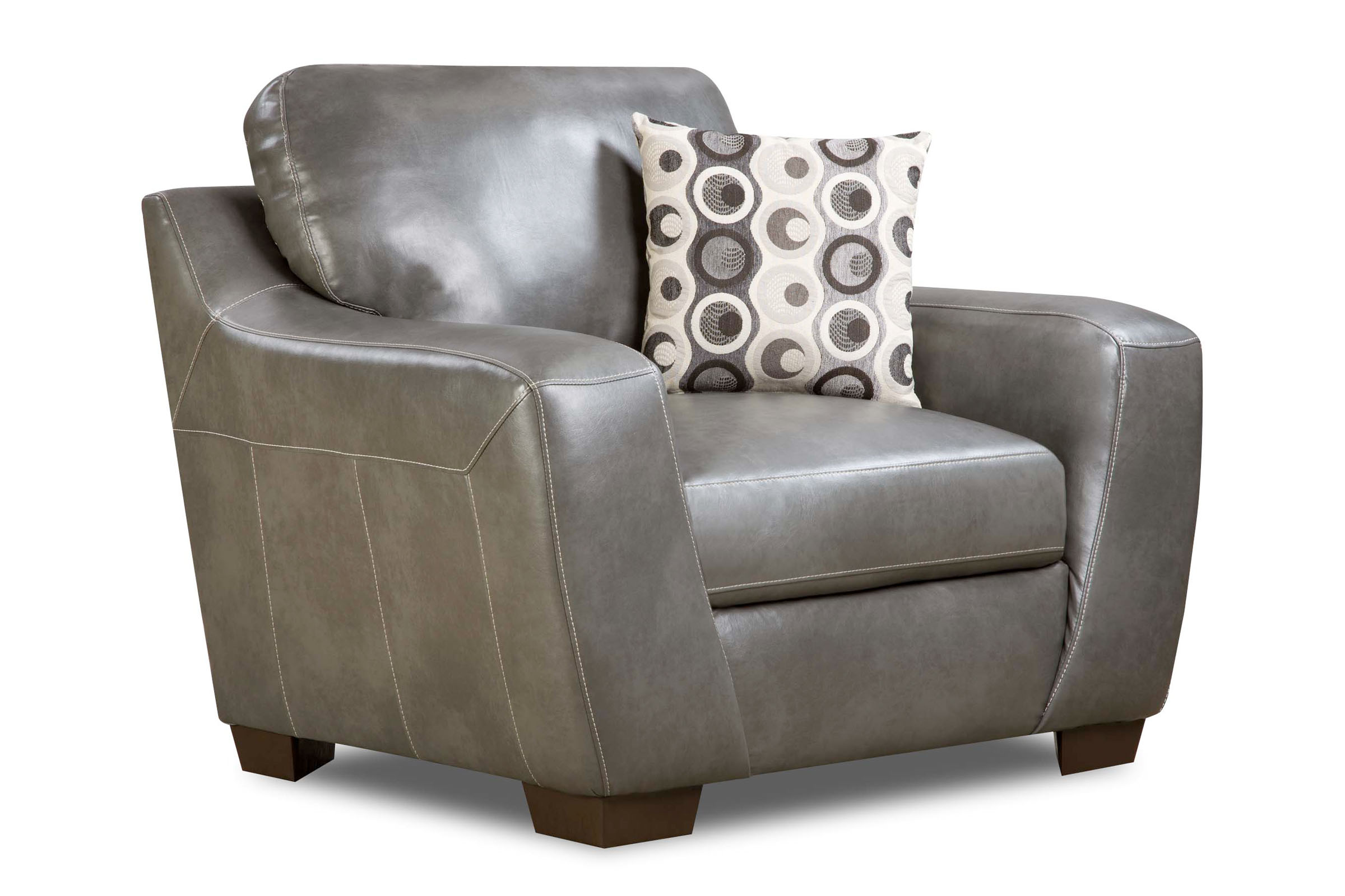 Quartz Leather Chair at Gardner-White