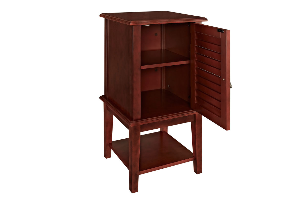 Red Shutter Door Table Powell 286-351 at Gardner-White