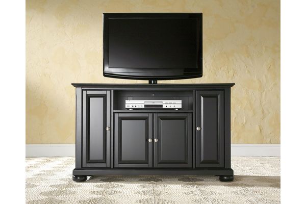 Alexandria 48" TV Stand in Black at Gardner-White