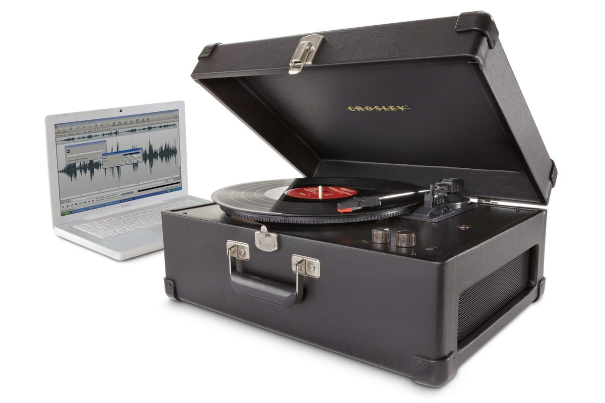 Keepsake Portable USB Turntable Black at Gardner-White