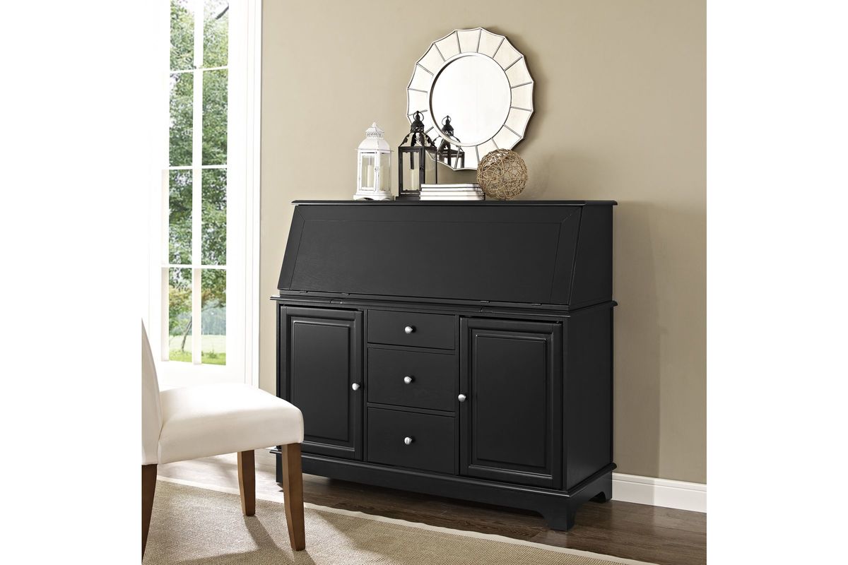 Sullivan Secretary Desk in Black at Gardner-White