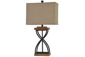 Black Metal Table Lamp by Millennium at Gardner-White