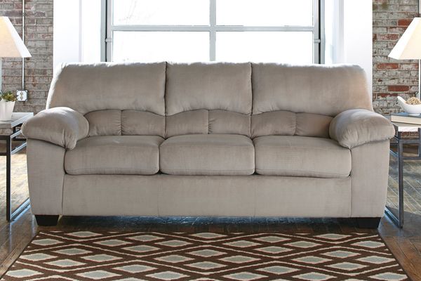 Truffle Microfiber Sofa at Gardner-White