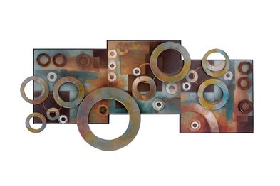 Contemporary Geometric Ring Wall Art Montage at Gardner-White