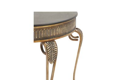 Byzantine Inspired Antique Console Table at Gardner-White