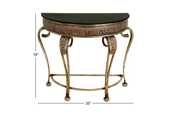 Byzantine Inspired Antique Console Table at Gardner-White
