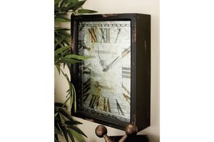 London Inspired Shadow Box Wall Clock at Gardner-White