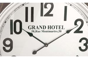 Rustic Reflections 31" Analog Wall Clock at Gardner-White