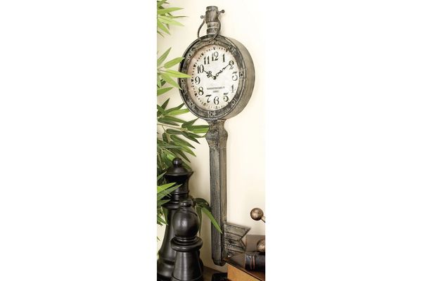 London Inspired Skeleton Key Wall Clock 37" at Gardner-White