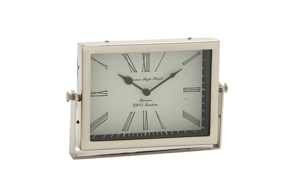 Modern Reflections 8" Rectangular Swivel Table Clock at Gardner-White